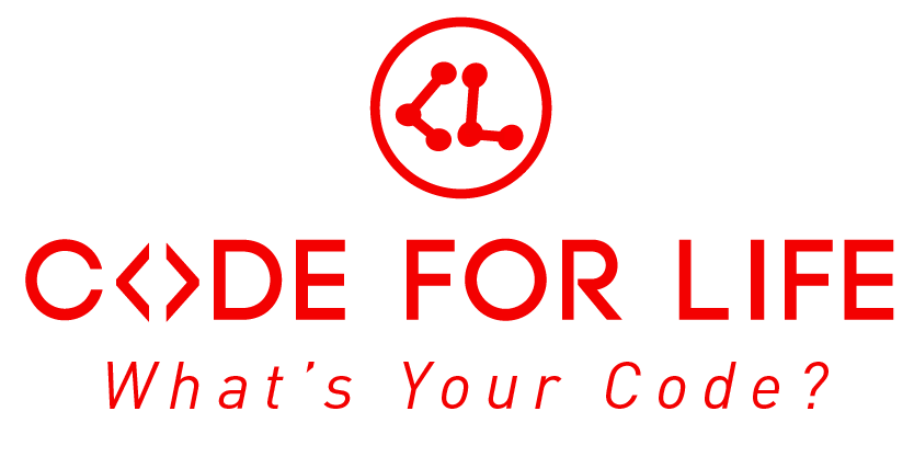 Logo_CodeForLife_red | Code for Life